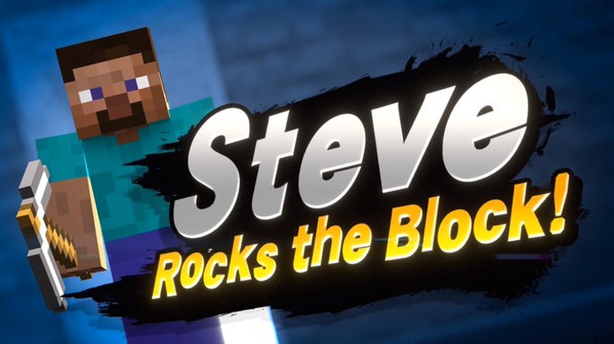 Super Smash Bros Ultimate anuncia Steve de Minecraft porquê Jogos de ...
